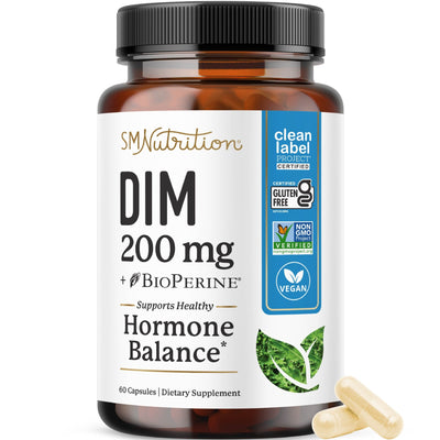 DIM 200mg Supplement (DiindolylMethane) - SMNutrition