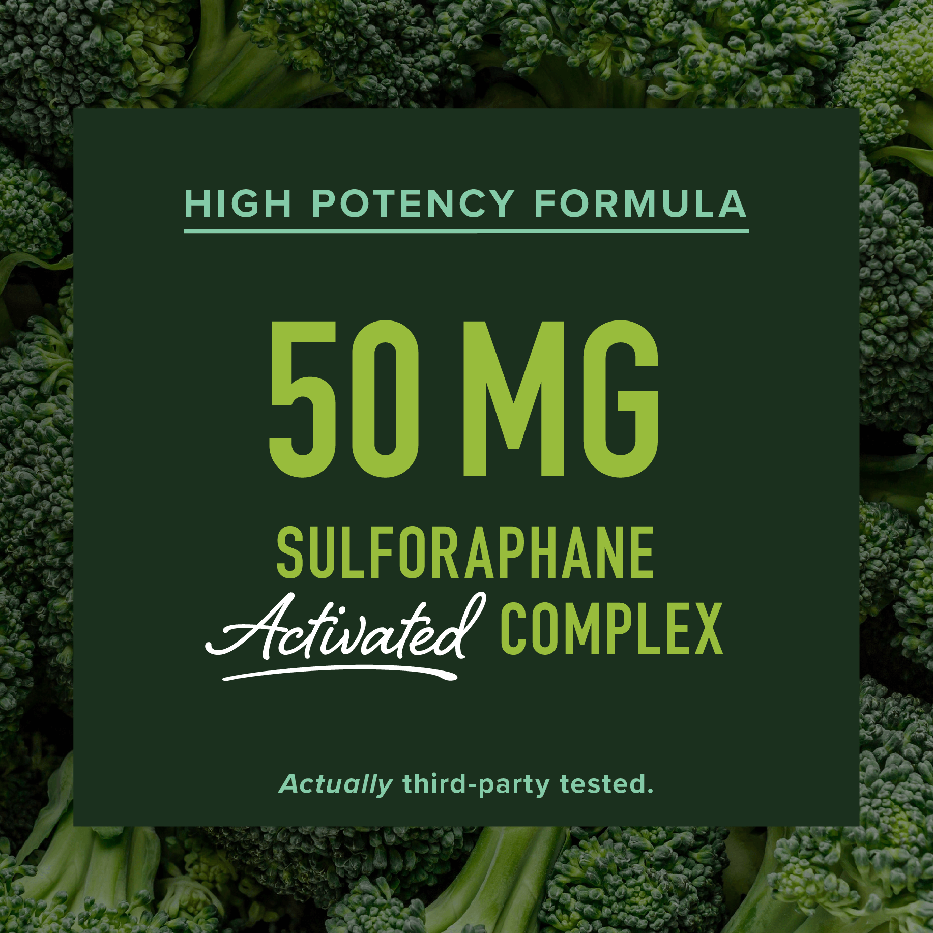 Sulforaphane Microbeadlet Complex 50MG, 60 Capsules - SMNutrition