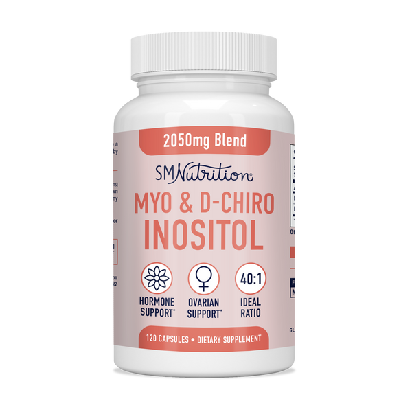 Myo & D-Chiro Inositol, 40:1 Ratio (60 Capsules) - SMNutrition